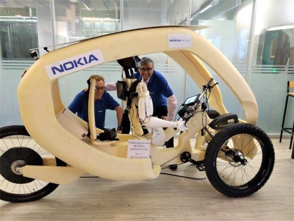 Robot InMoov na rowerze słonecznym | elektrotechnik AUTOMATYK